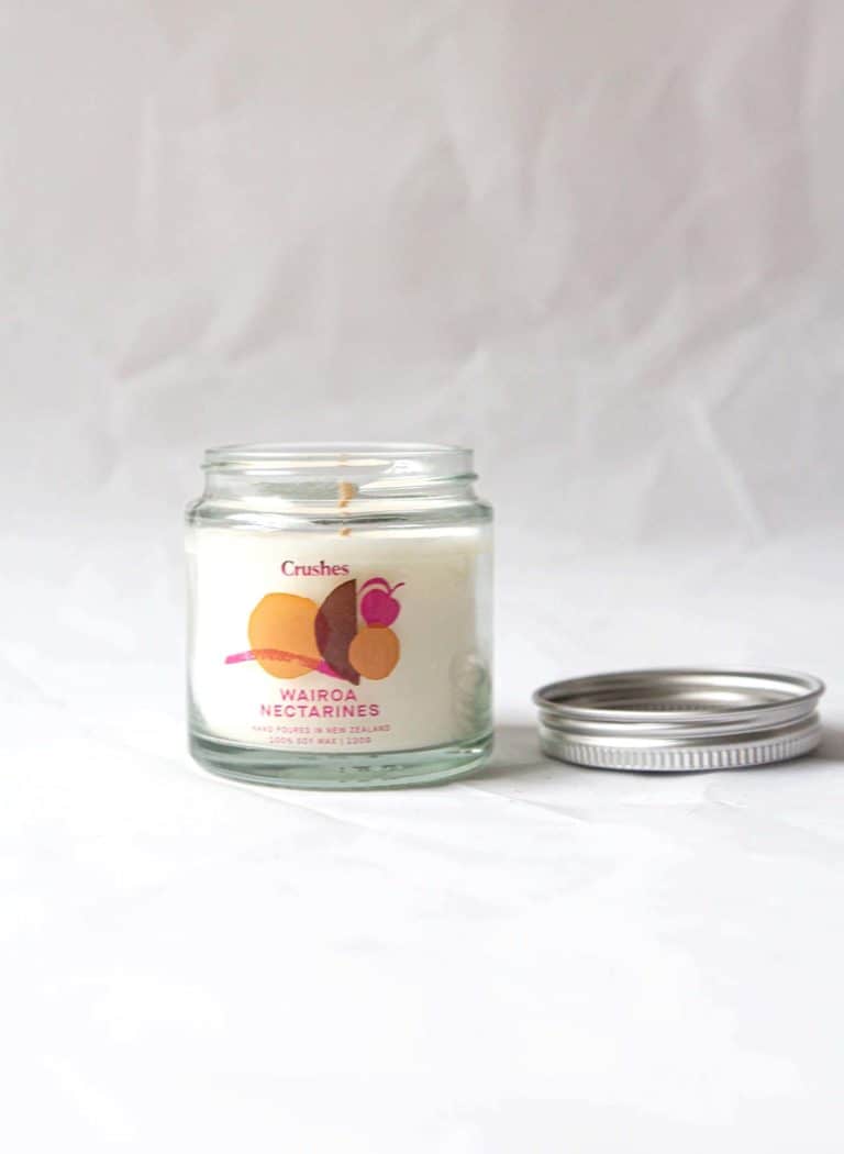 Wairoa Nectarines Scented Soy Candle – The White Sail Gallery