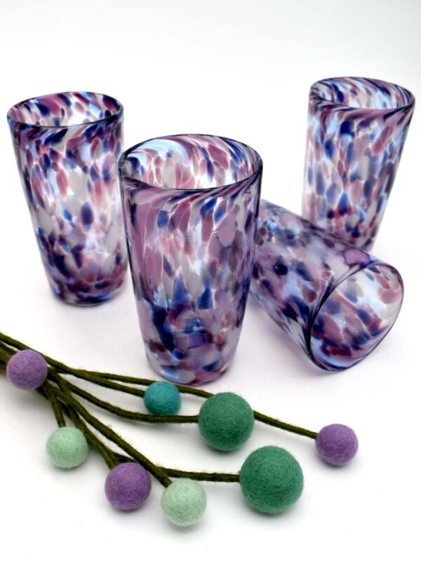 Twilight Straight Walled Tumbler – Amokura Glass – The White Sail Gallery